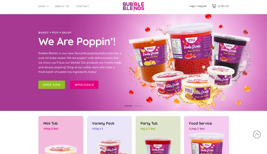 Popping Boba Fruity Pearls | Bubble Tea | Bubble Blends UK