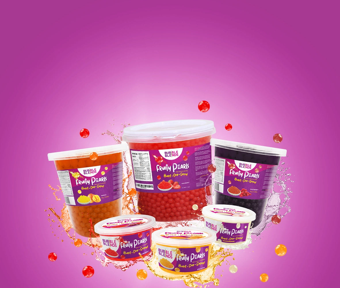 Popping Boba Fruity Pearls | Bubble Tea | Bubble Blends UK